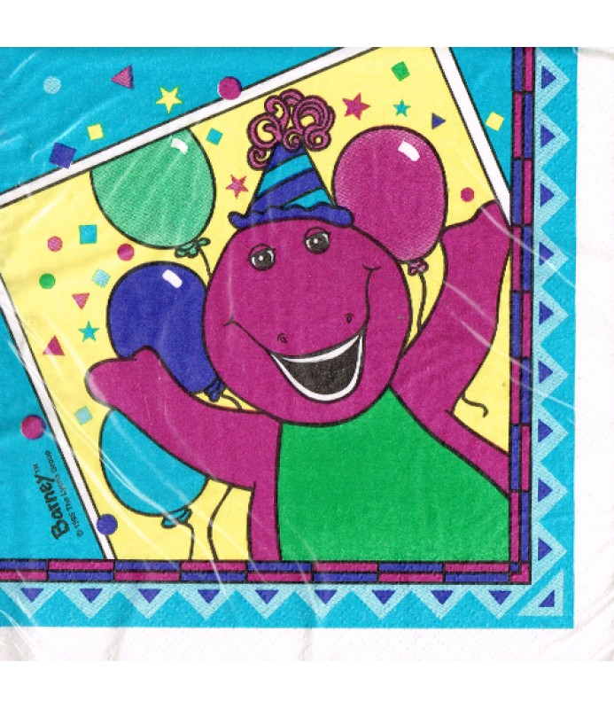 Barney & Pals Vintage Lunch Napkins (16ct)