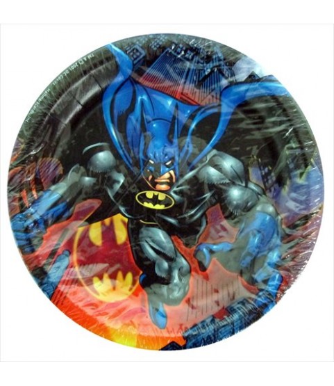 Batman Vintage 2001 Large Paper Plates (8ct)
