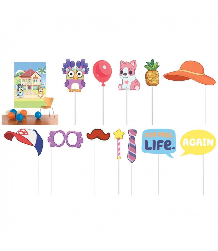 Bluey Scene Setter with Photo Props (16pcs)