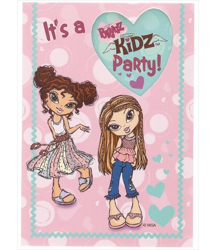 Bratz Kidz Invitations w/ Env. (8ct)