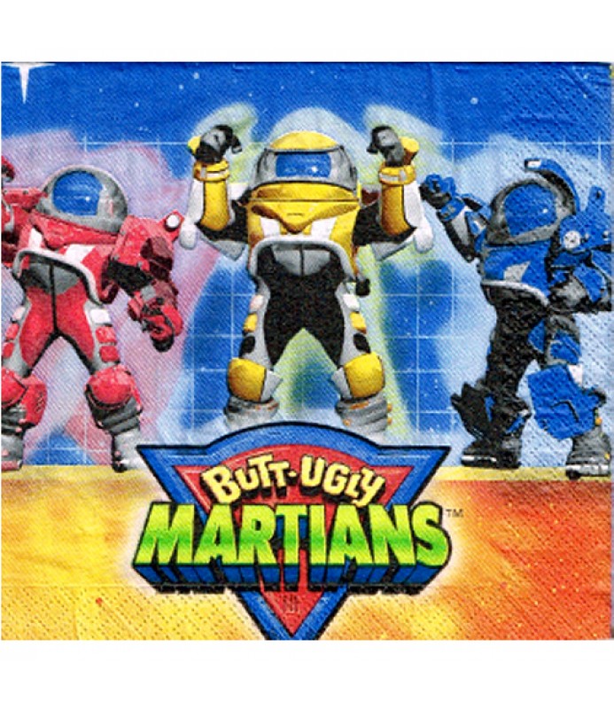 Butt-Ugly Martians Vintage 2001 Lunch Napkins (16ct)