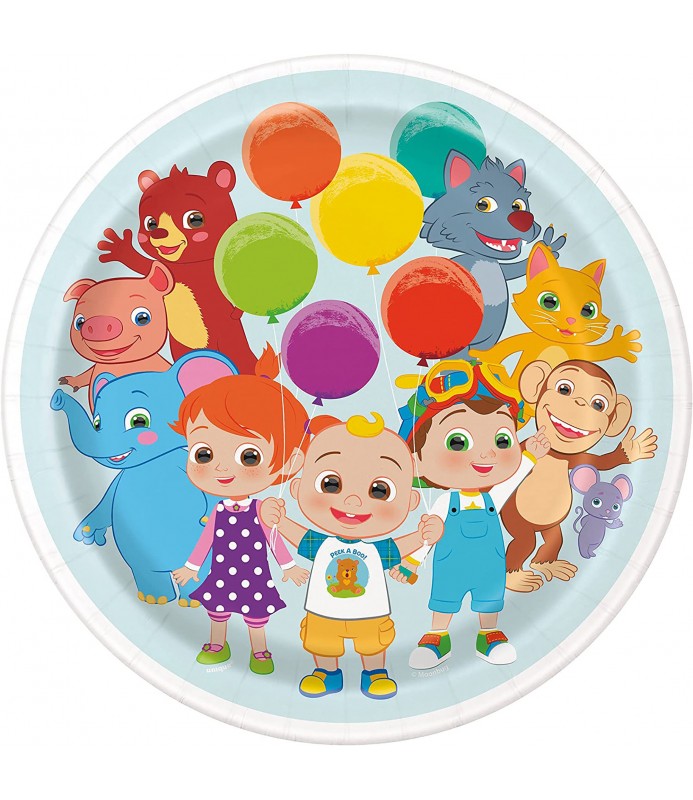 CoComelon Large Paper Plates (8ct)