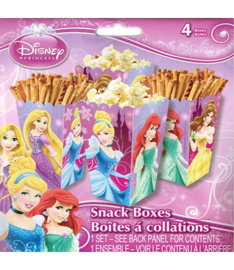 Disney Princess Sparkle Snack Boxes (4ct)