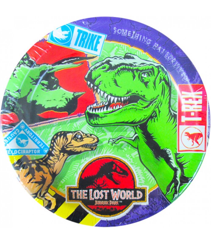 Jurassic Park 'Lost World' Small Paper Plates (8ct)