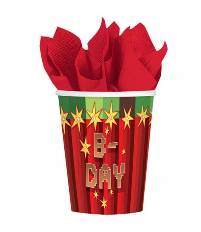 Minecraft 'TNT Party' 9oz Paper Cups (8ct)