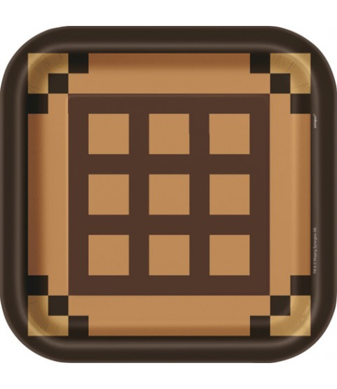 Minecraft Large Paper Plates (8ct)