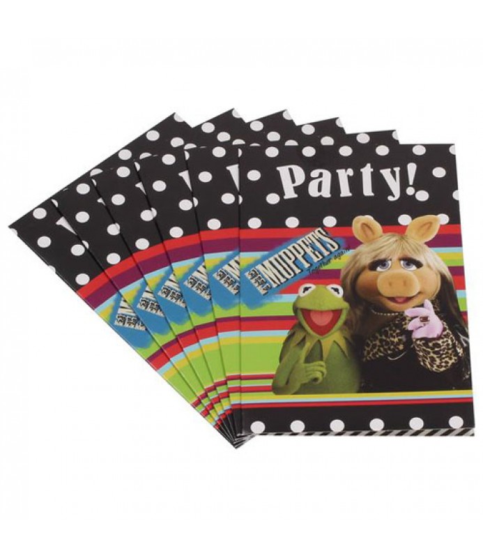 Muppets 'Together Again' Invitations w/ Envelopes (6ct)