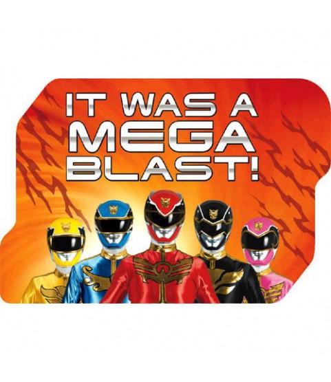 Power Rangers 'Mega Force' Thank You Note Set w/ Envelopes (8ct)