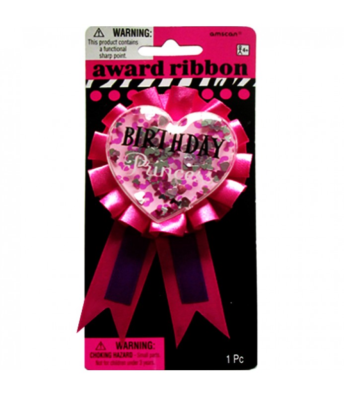 Birthday Princess Award Ribbon (1ct)