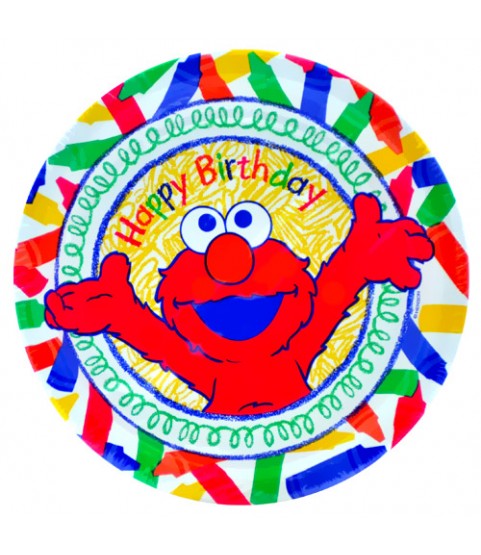 Sesame Street Elmo's World Small Paper Plates (8ct)