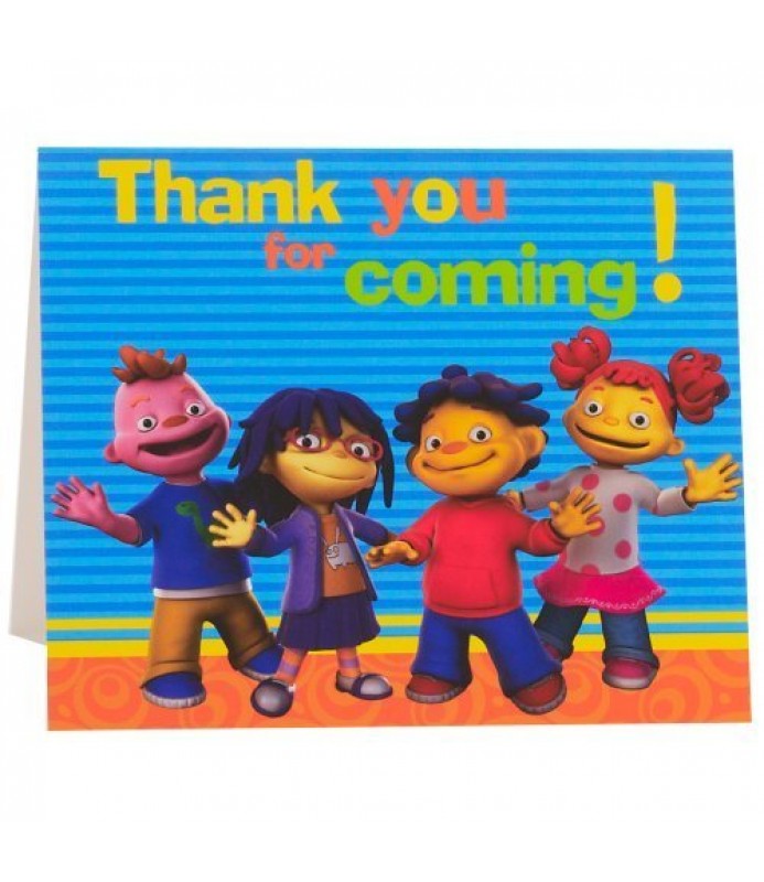 Sid the Science Kid Thank You Notes w/ Envelopes (8ct)