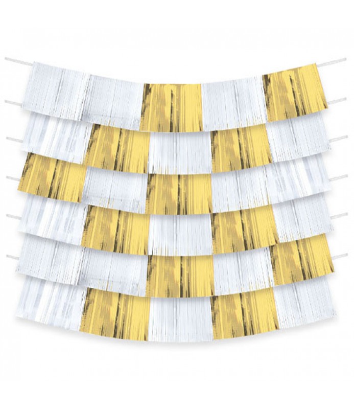 Gold Fringe Backdrop (9pc)