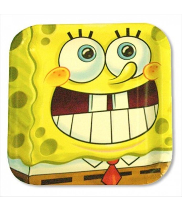 SpongeBob SquarePants 'Party' Large Paper Plates (8ct)