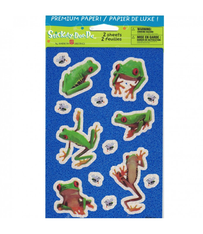 Fun Frogs Stickers (2 sheets)