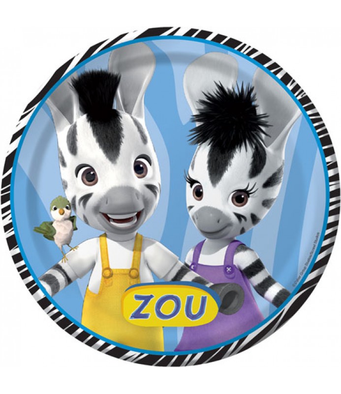 Zou Large Paper Plates (8ct)