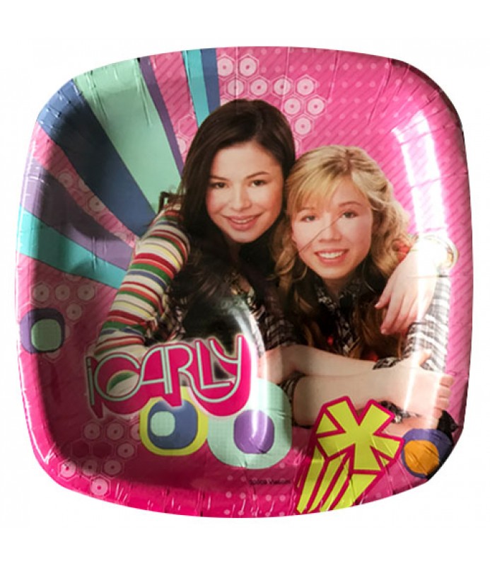 iCarly Small Pocket Paper Plates (8ct)