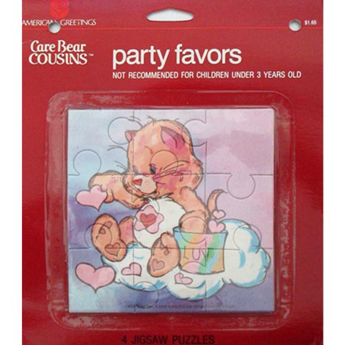 Care Bears Vintage 'Care Bear Cousins' Mini Jigsaw Puzzles (4ct)