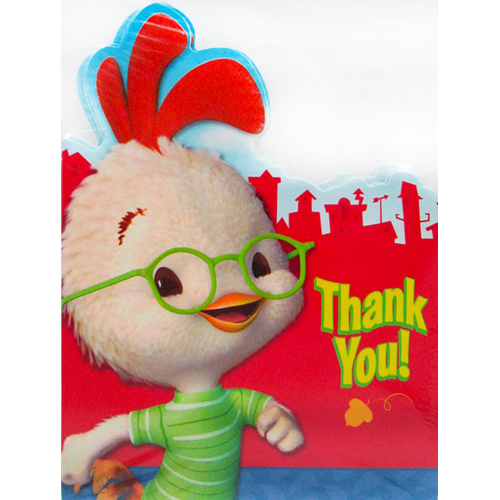 Chicken Little Thank You Notes w/ Env. (8ct)