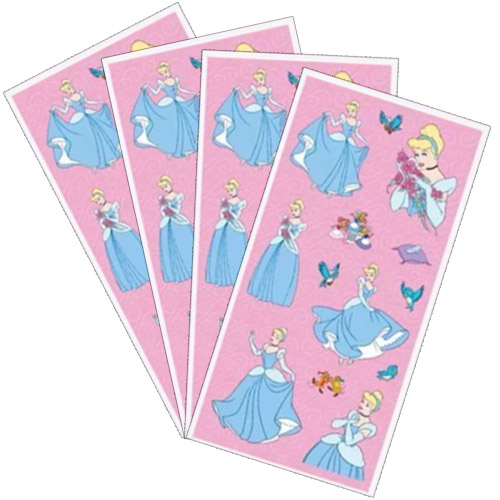 Cinderella 'Stardust' Stickers (4 sheets)
