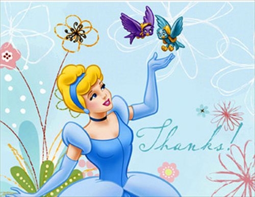 Cinderella 'Dreamland' Thank You Notes w/ Env. (8ct)