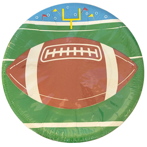 Football Vintage 'Field Goal' Small Paper Plates (10ct)