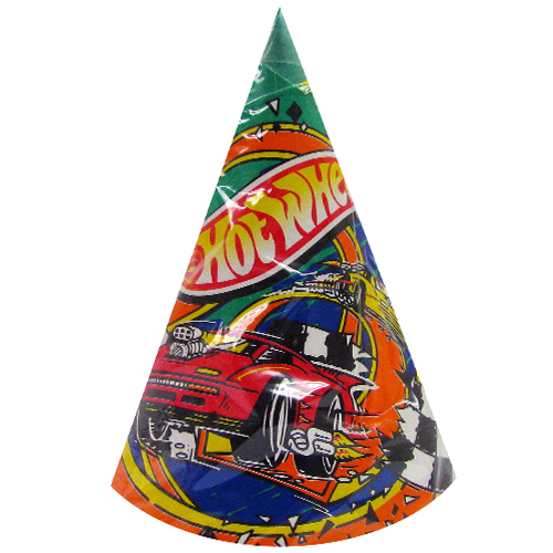 Hot Wheels Vintage Cone Hats (8ct)