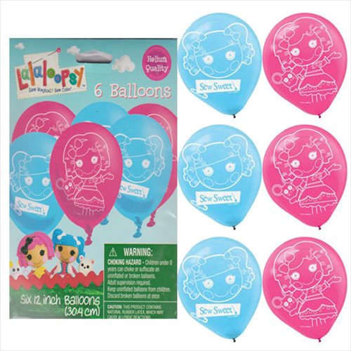 Lalaloopsy Latex Balloons (6ct)
