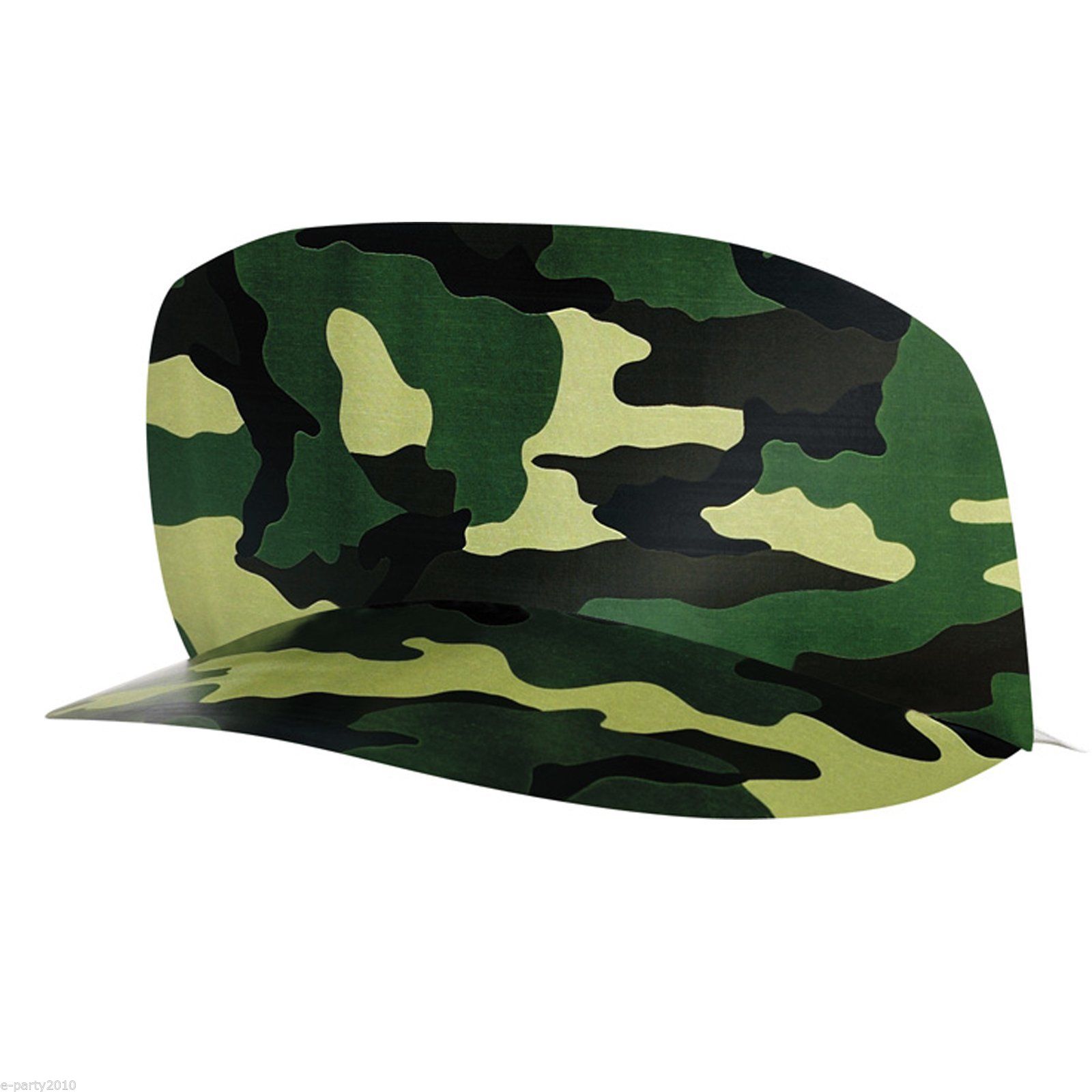 Military Camouflage Paper Party Hats (8ct)