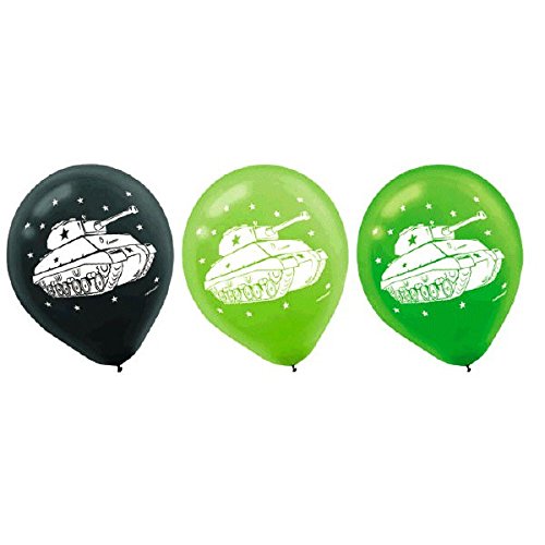 Military Camouflage Latex Balloons (6ct)