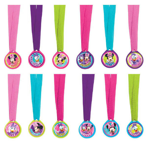 Minnie Mouse 'Happy Helpers' Award Medals / Favors (12ct)