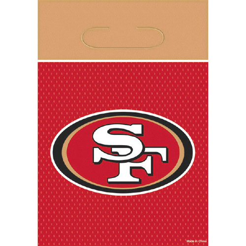 NFL San Francisco 49ers Favor Bags (8ct)