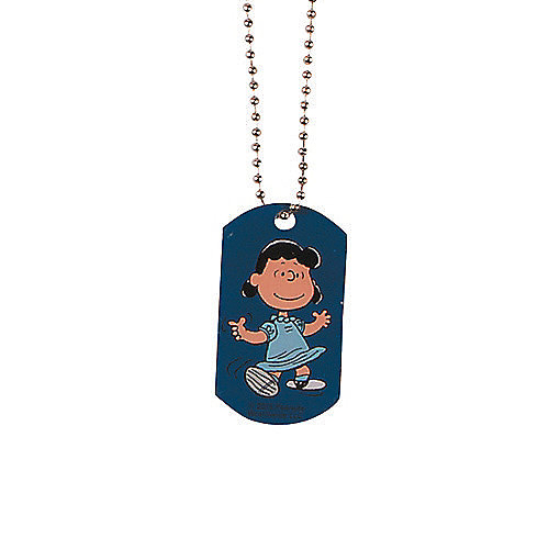 Peanuts Lucy Dog Tag Necklace / Favor (1ct)