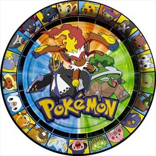 Pokemon 'Diamond and Pearl' Large Paper Plates (8ct)