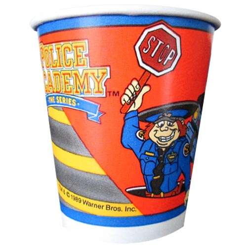 Police Academy Vintage 1989 'The Series' 7oz Paper Cups (8ct)