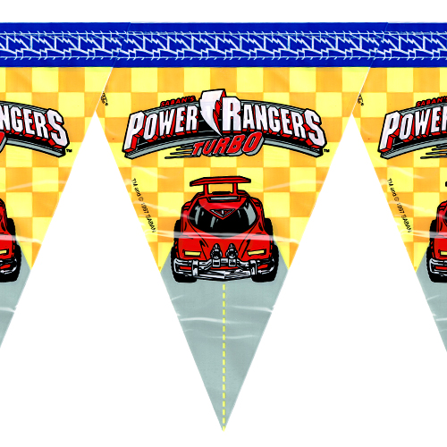 Power Rangers Vintage 1997 'Turbo' Flag Banner (12ft)