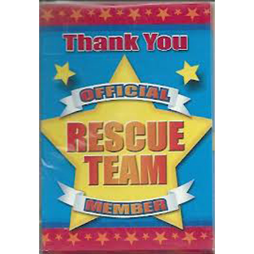 Rescue Team Thank You Notes w/ Envelopes (8ct)