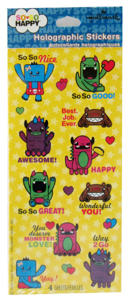 So So Happy Stickers (4 sheets)