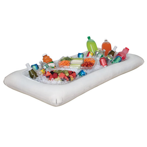 White Inflatable Cooler (1ct)
