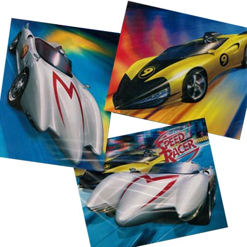 Speed Racer Wall Decorations (3ct)