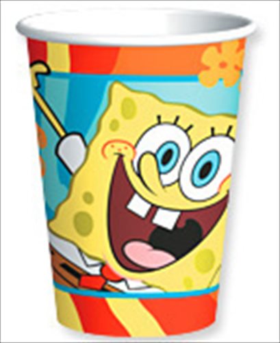 SpongeBob SquarePants 'Buddies' 9oz Paper Cups (8ct)