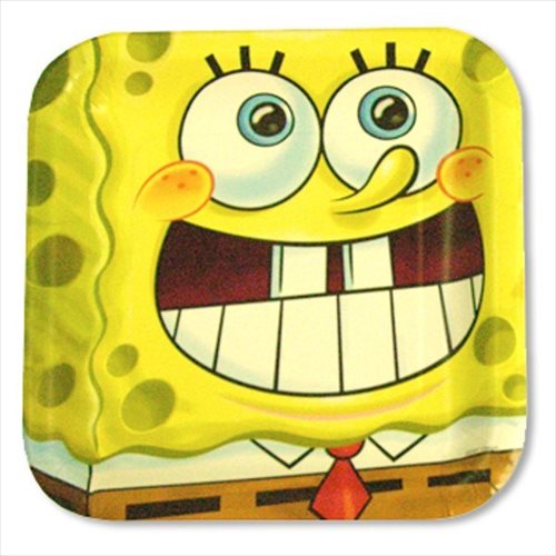 SpongeBob SquarePants 'Party' Large Paper Plates (8ct)