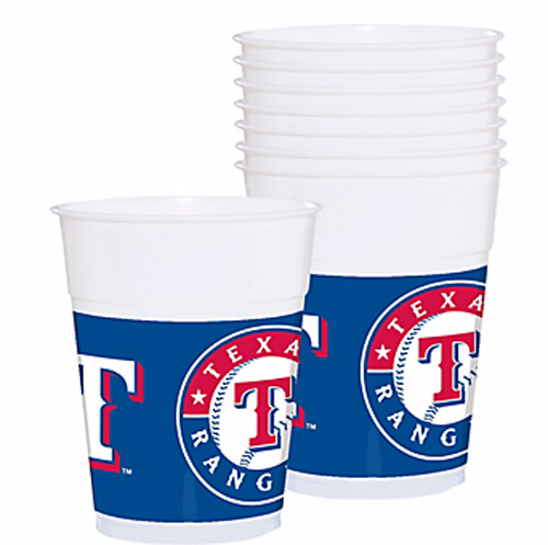 MLB Texas Rangers 14oz Plastic Cups (25ct)