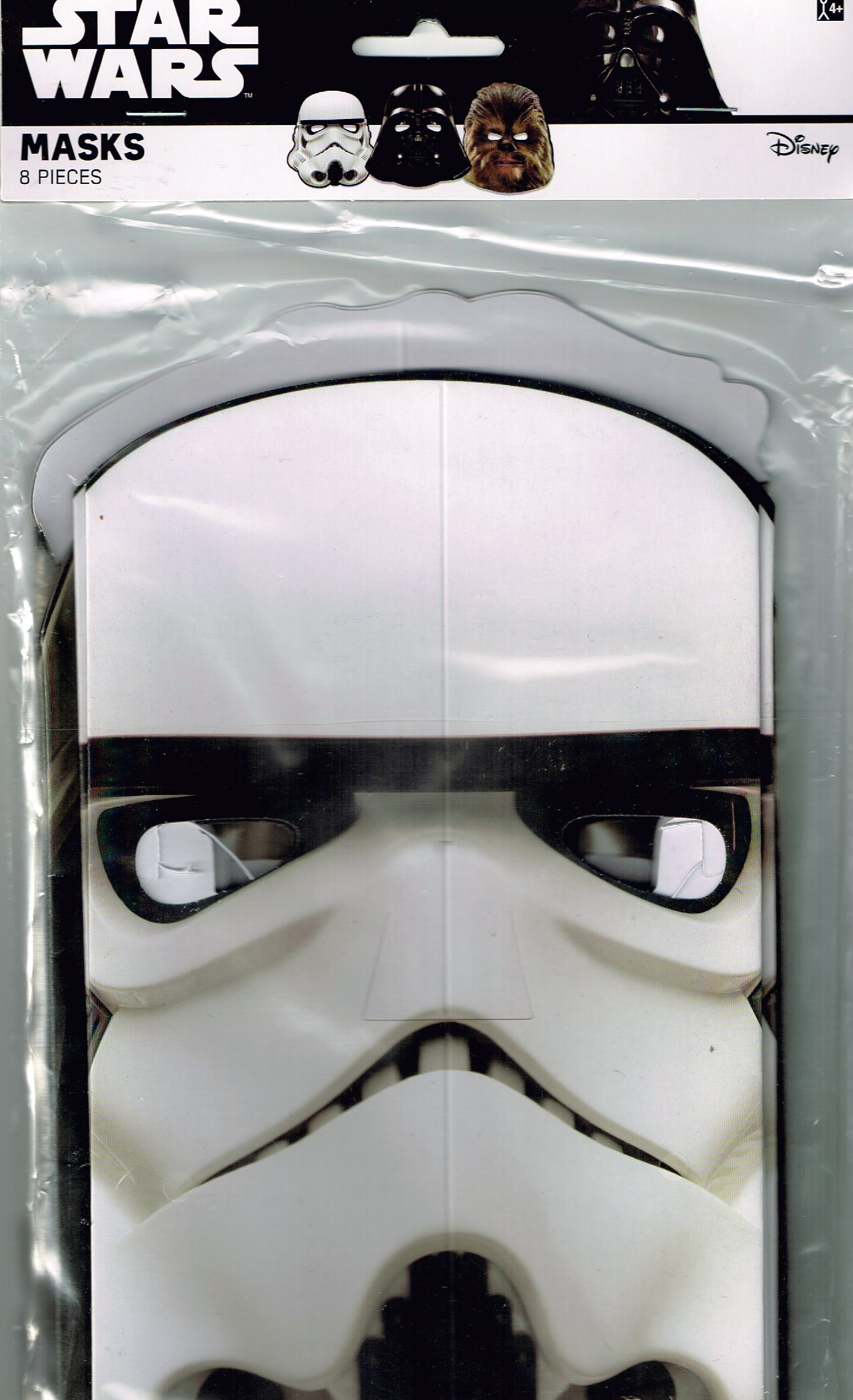 Star Wars Paper Masks (8ct, 3 designs)