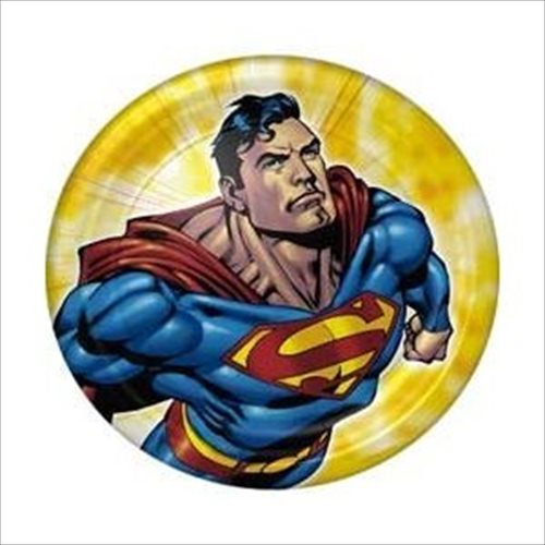 Superman Small Paper Plates (8ct)