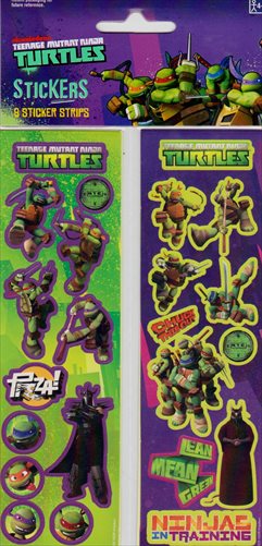 Teenage Mutant Ninja Turtles Stickers (8 strips)