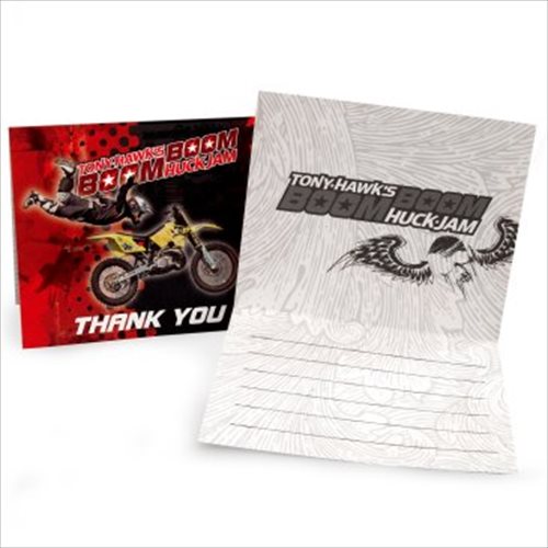 Tony Hawk HuckJam Thank You Notes w/ Envelopes (8ct)