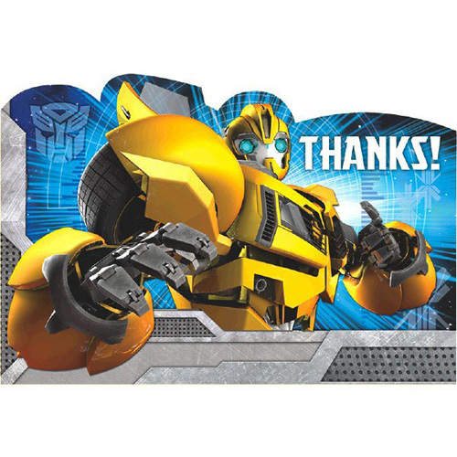 Transformers Thank You Note Set w/ Envelopes (8ct)