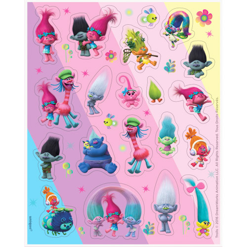 Trolls Stickers (4 sheets)
